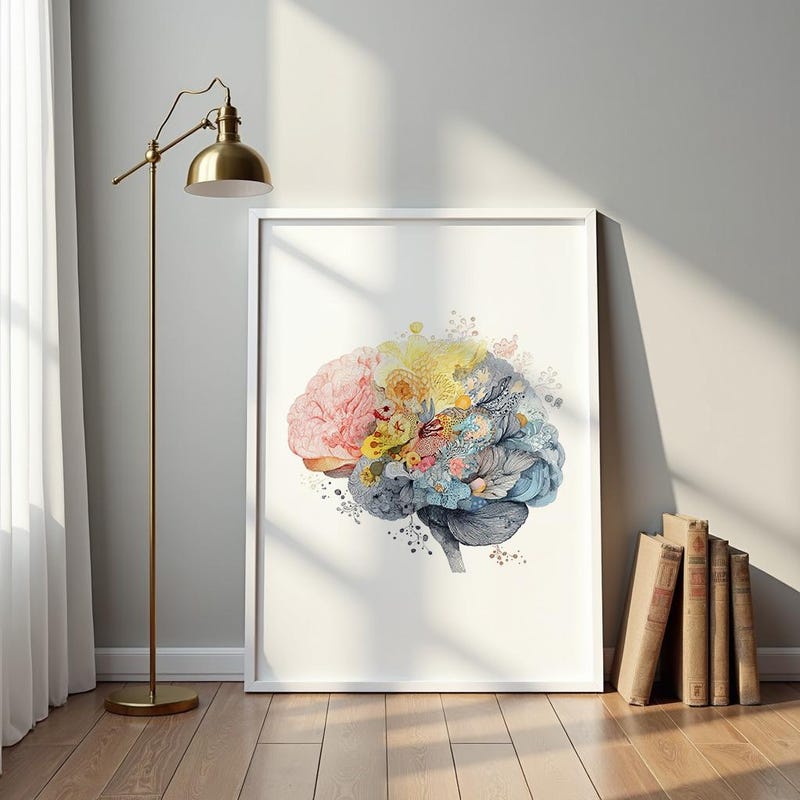 Brain Psychology Decor - Etsy