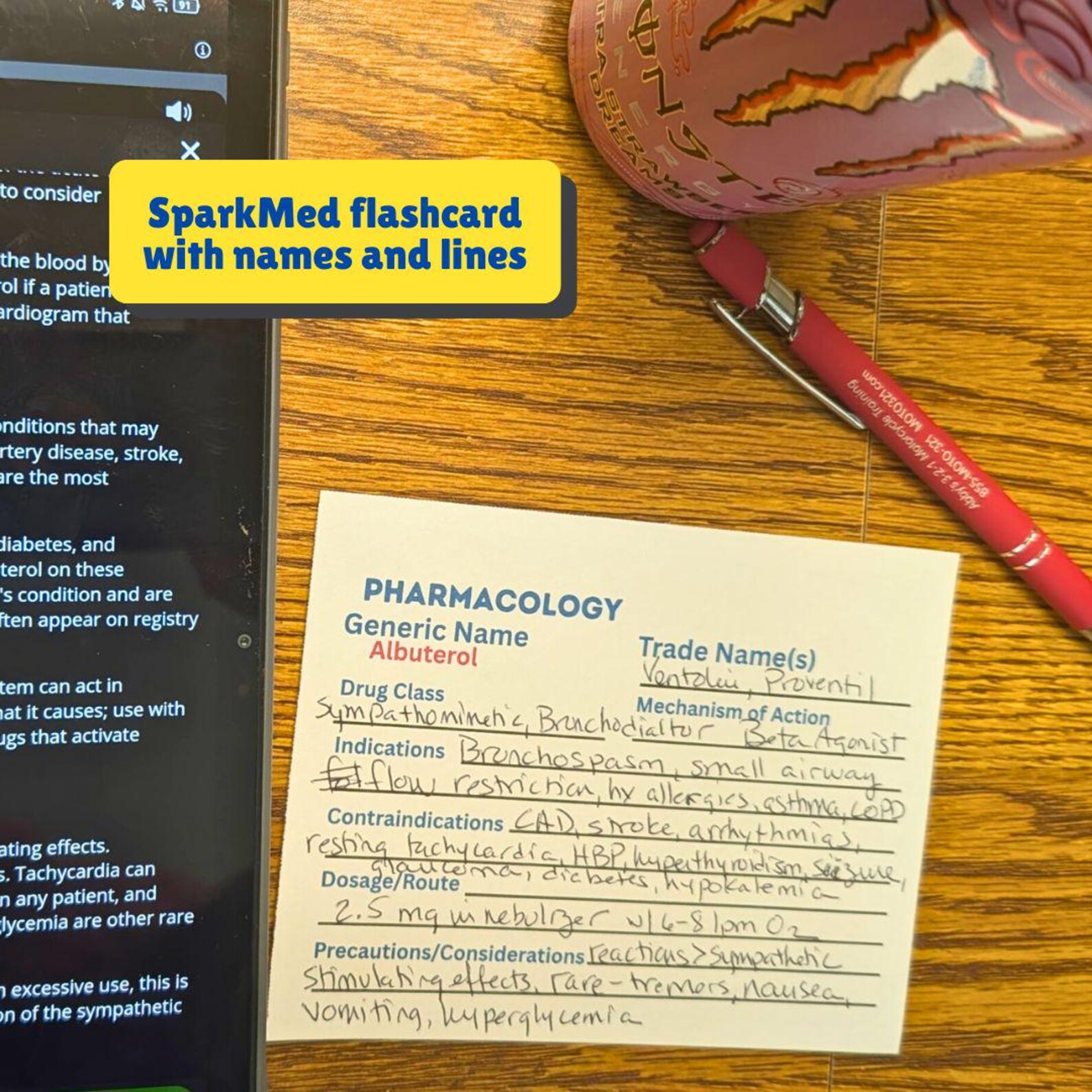 AEMT Flashcard Template, EMS Students, EMT, Medications, Study Guide - Etsy