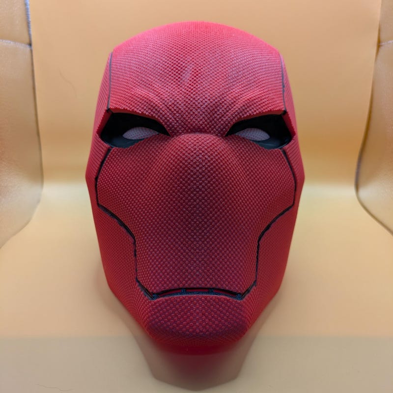 Red Hood Dc Costume Mask - Etsy
