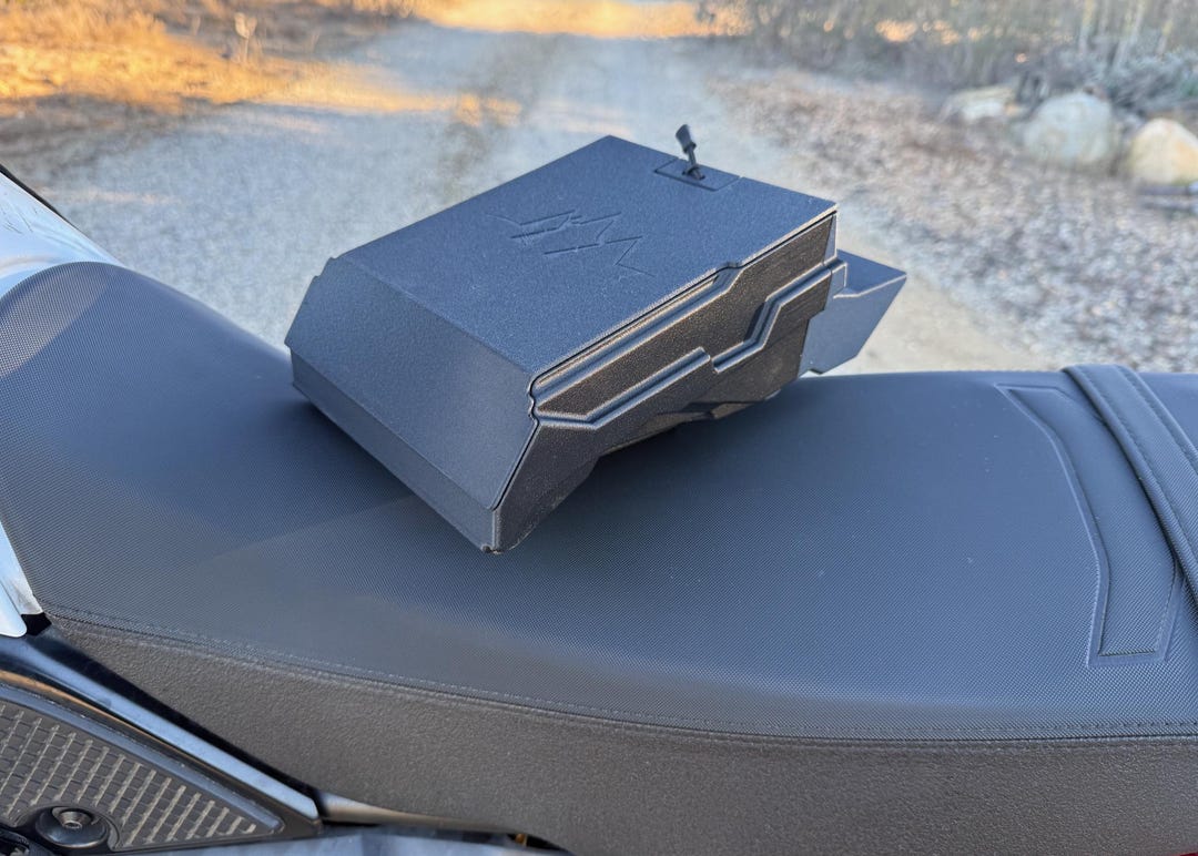 Motocubby - Tenere 700 Rally Seat Storage Box (’19–’23) - Tall No Screw ...