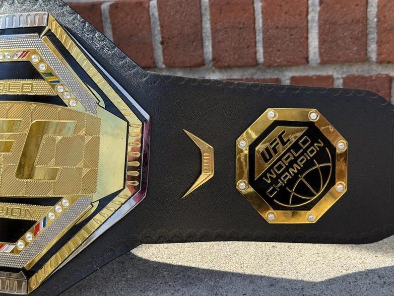 UFC Championship Belt Replica Gold MMA Wrestling Title Collectible Gift ...