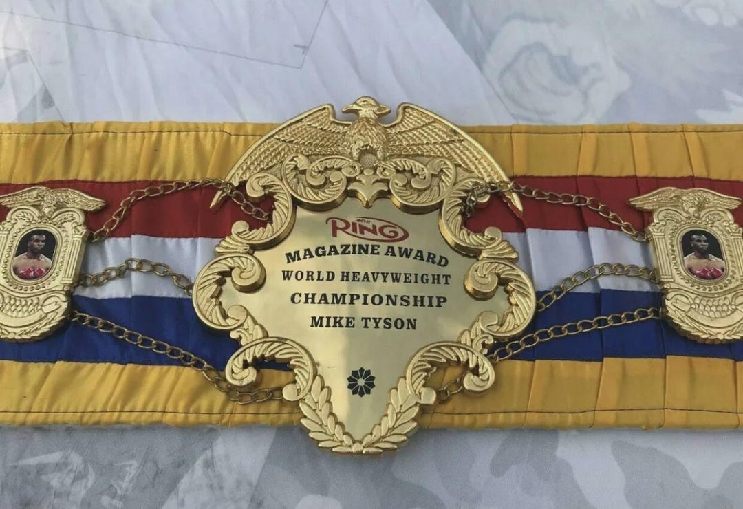 Mike Tyson Ring Magazine Boxing Championship Belts - Etsy