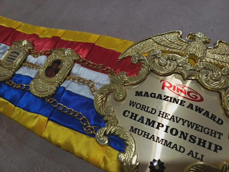 MUHAMMAD ALI Ring Magazine World Heavyweight Championship Belt - Etsy