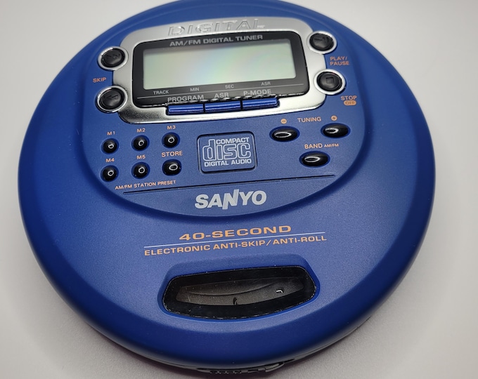 2000s - Sanyo CDP 440 Portable CD Player - Etsy
