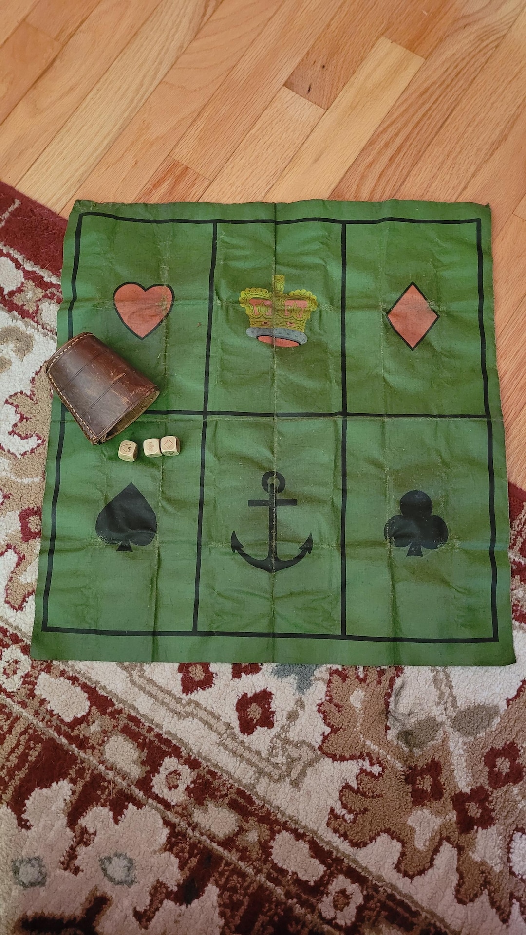 Ww1-era Crown & Anchor Game Set - Etsy