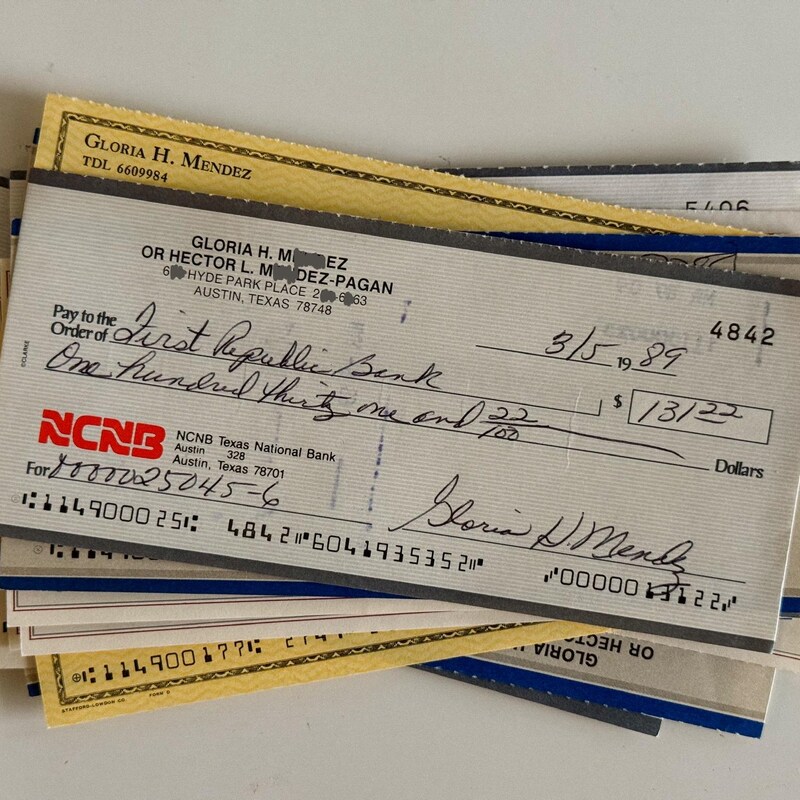 Old Bank Checks - Etsy