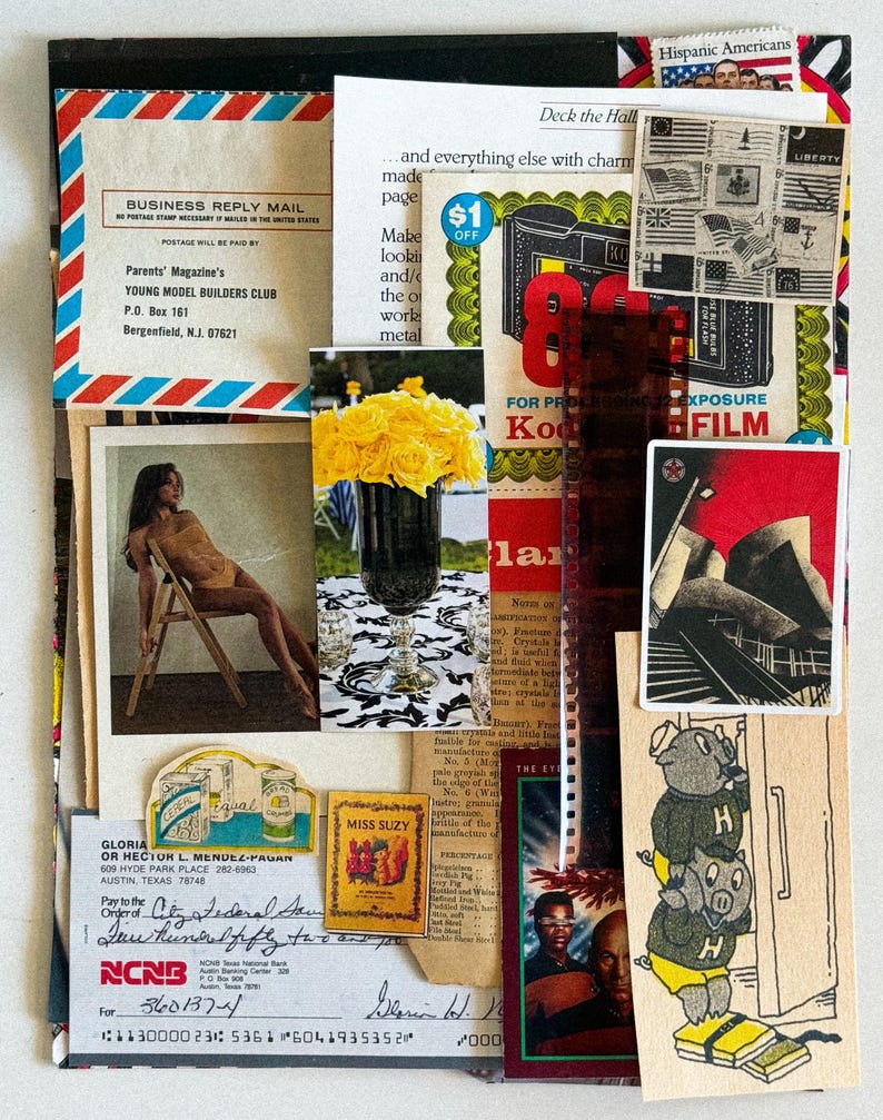 Huge Ephemera Mystery Pack: Authentic Cut-outs for Junk Journals - Etsy