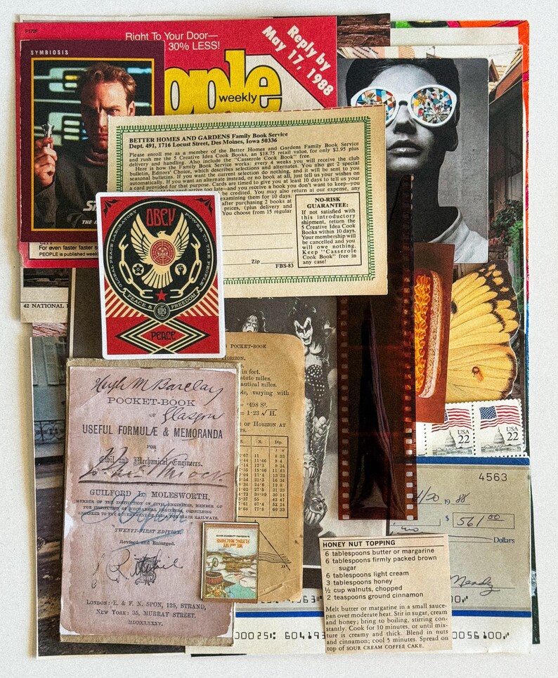 Huge Ephemera Mystery Pack: Authentic Cut-outs for Junk Journals - Etsy