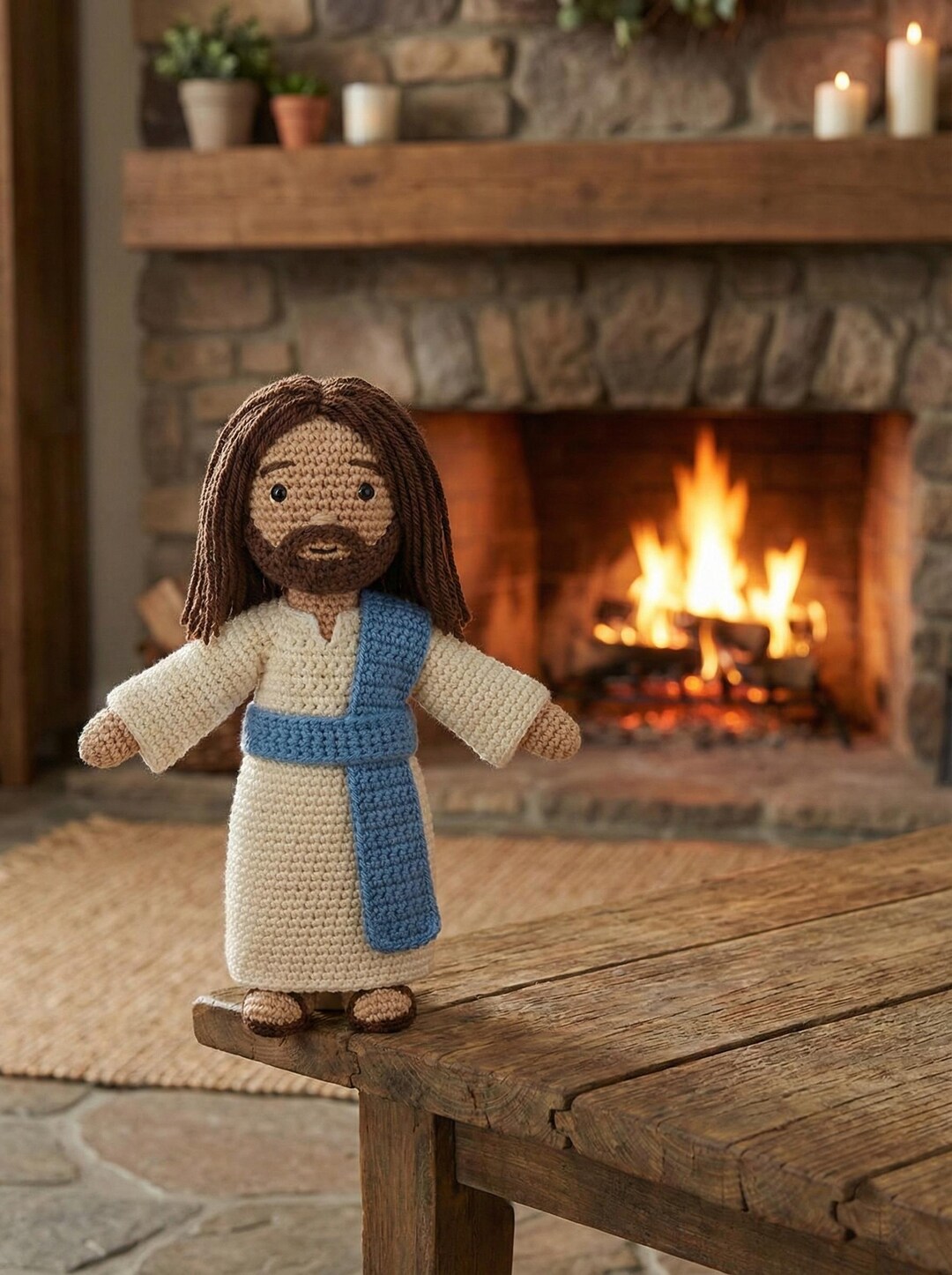 Jesus Crochet Pattern, Nativity Amigurumi PDF, Christian Doll Crochet ...