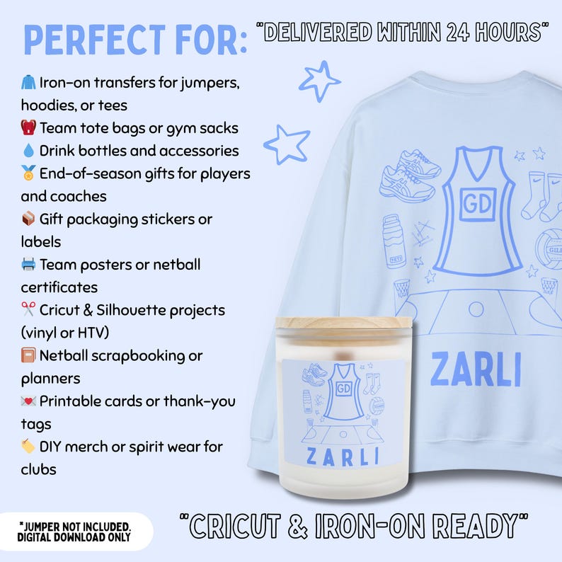 Personalized Netball Team SVG Bundle: Custom DIY Gift (digital Files ...