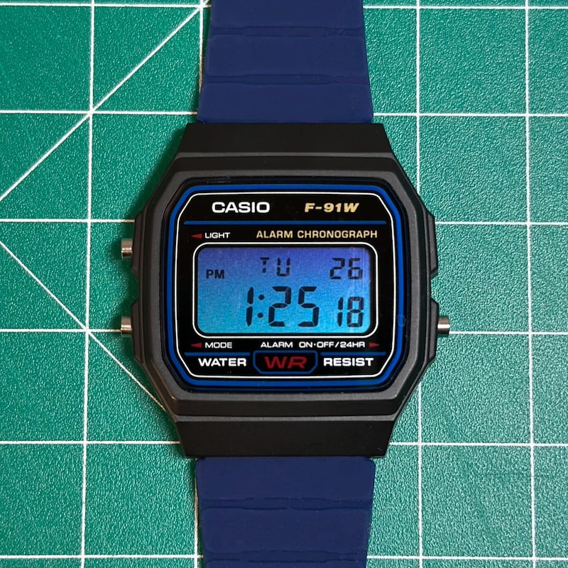 Casio Red Custom - Etsy