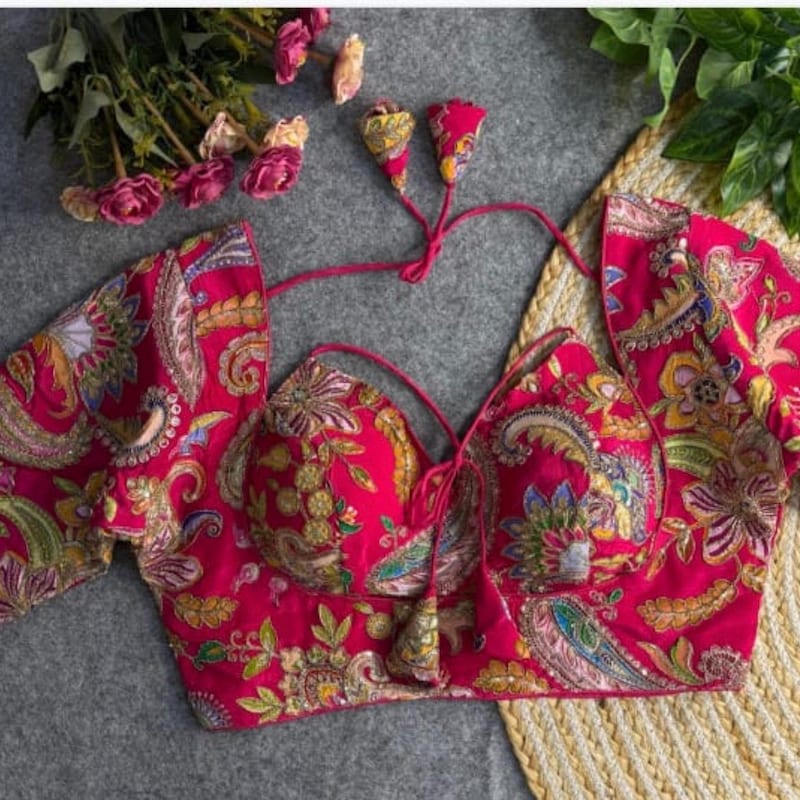 Black Corset Blouse Saree - Etsy