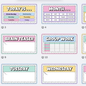 Daily Routine for Kids – Visual Schedule Printable & Editable - Etsy