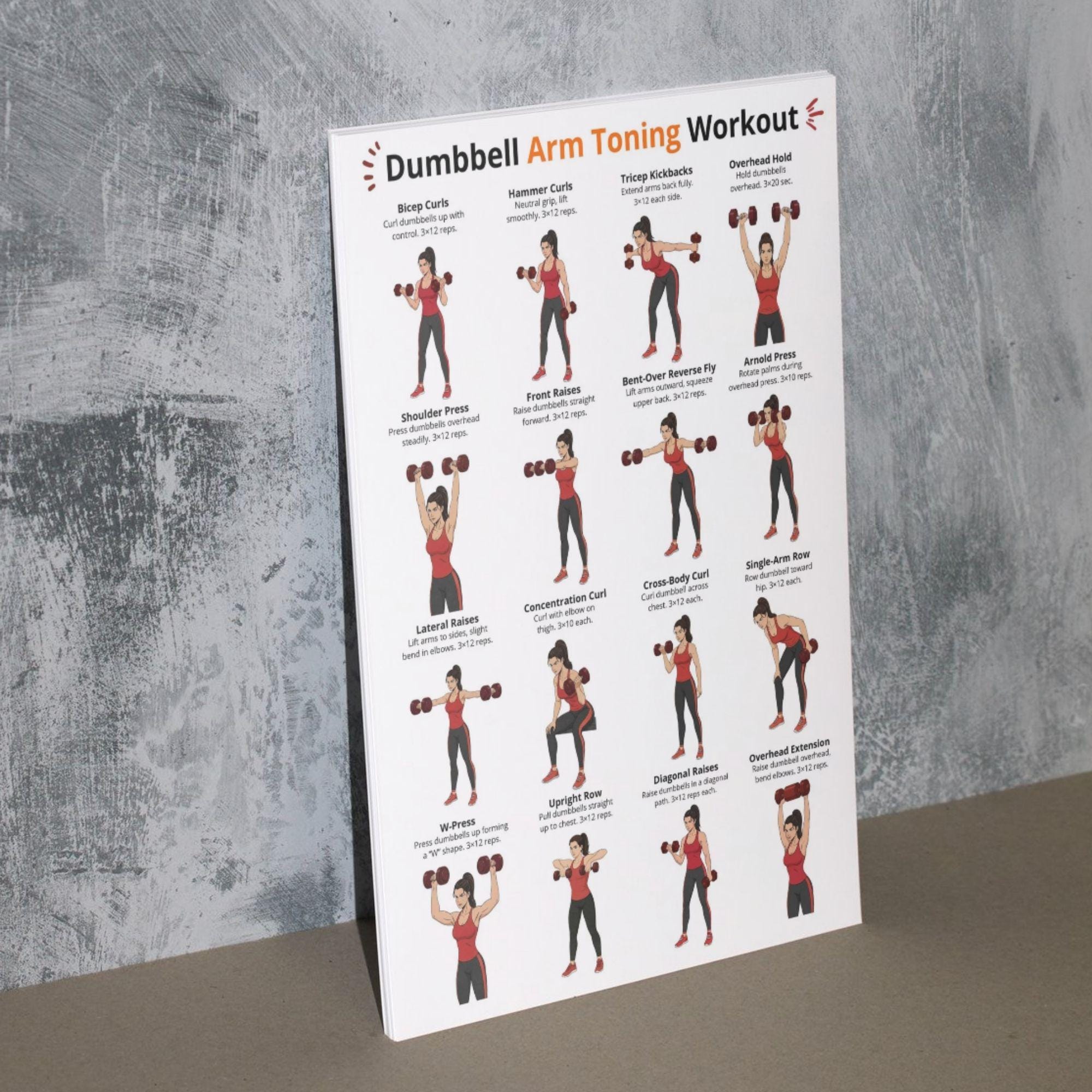 Dumbbell Workout Set, Home Dumbbell Exercises, Full Body Dumbbell ...