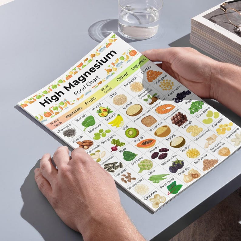 High Magnesium Food List, Magnesium Rich Food Chart PDF, High Magnesium ...