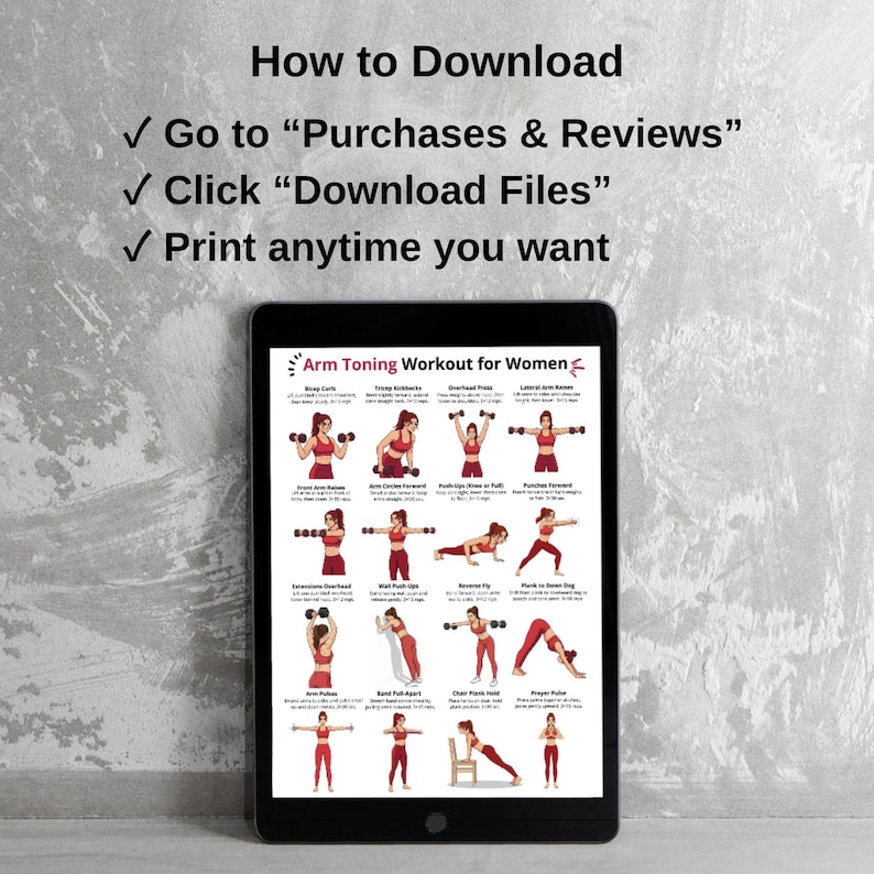Arm Workout for Women | Arm Dumbbell Exercise Chart PDF | Illustrated ...