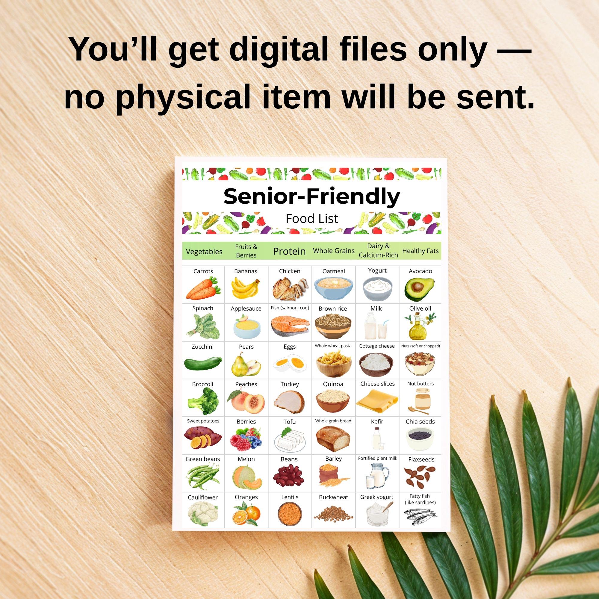 Senior Friendly Food List | Easy to Digest Foods for Older Adults ...