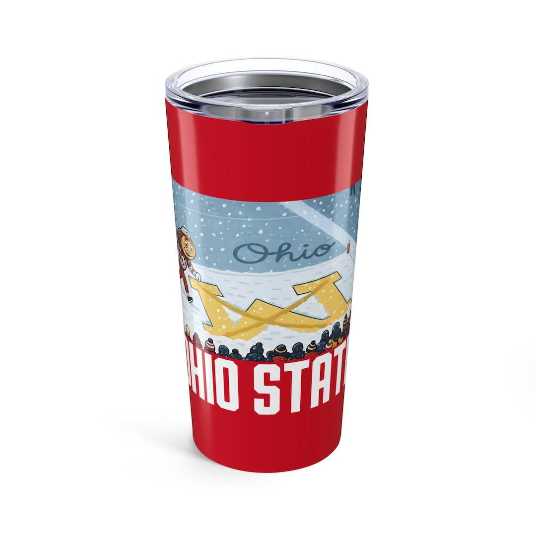 Ohio State Brutus Script Ohio Crossing Out M Tumbler 20oz | Collegiate ...