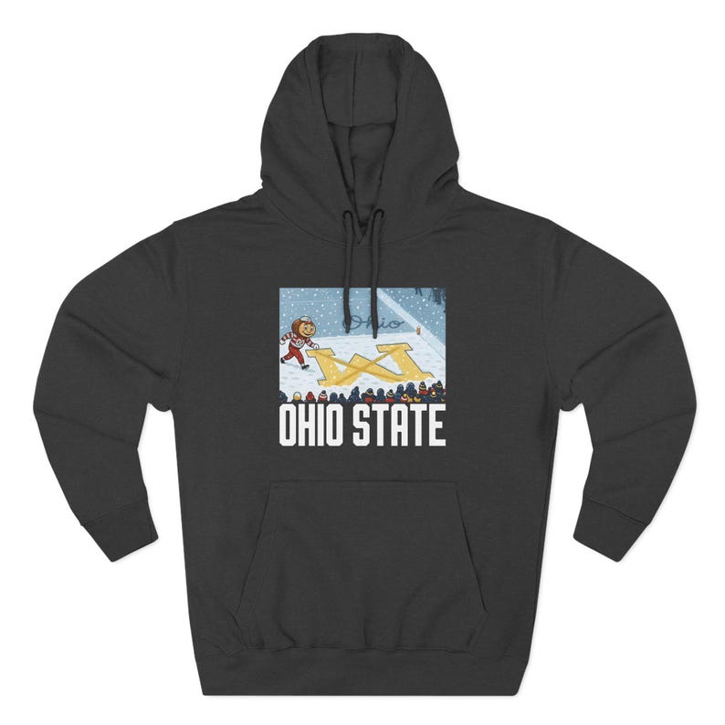Ohio State Brutus Buckeye Hoodie | Script Ohio, Michigan Rivalry - Etsy