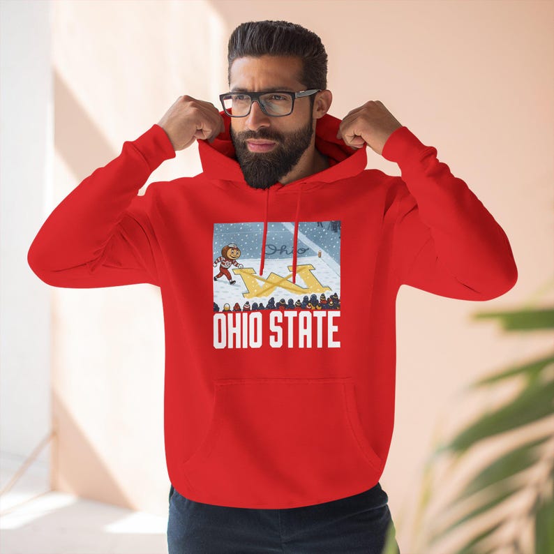 Ohio State Brutus Buckeye Hoodie | Script Ohio, Michigan Rivalry - Etsy
