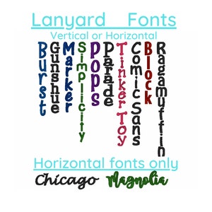 Lanyard ID Badge Holder / Personalized Neck Lanyard / Monogrammed Key ...