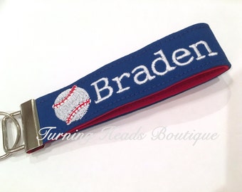 Personalized Sports Tag / Sports Keychain / Monogrammed Key | Etsy