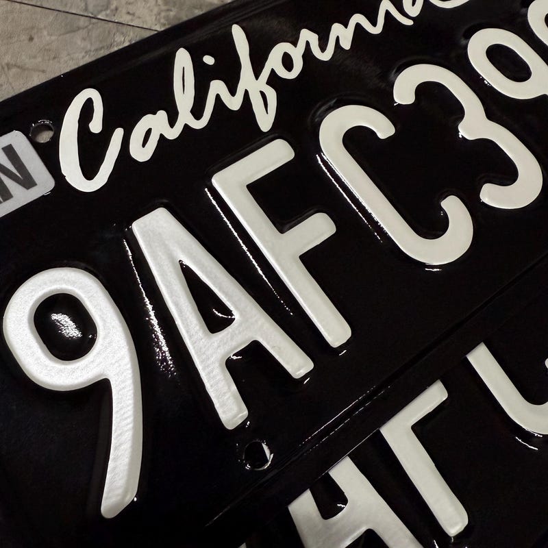Guitar License Plate Frames - Etsy