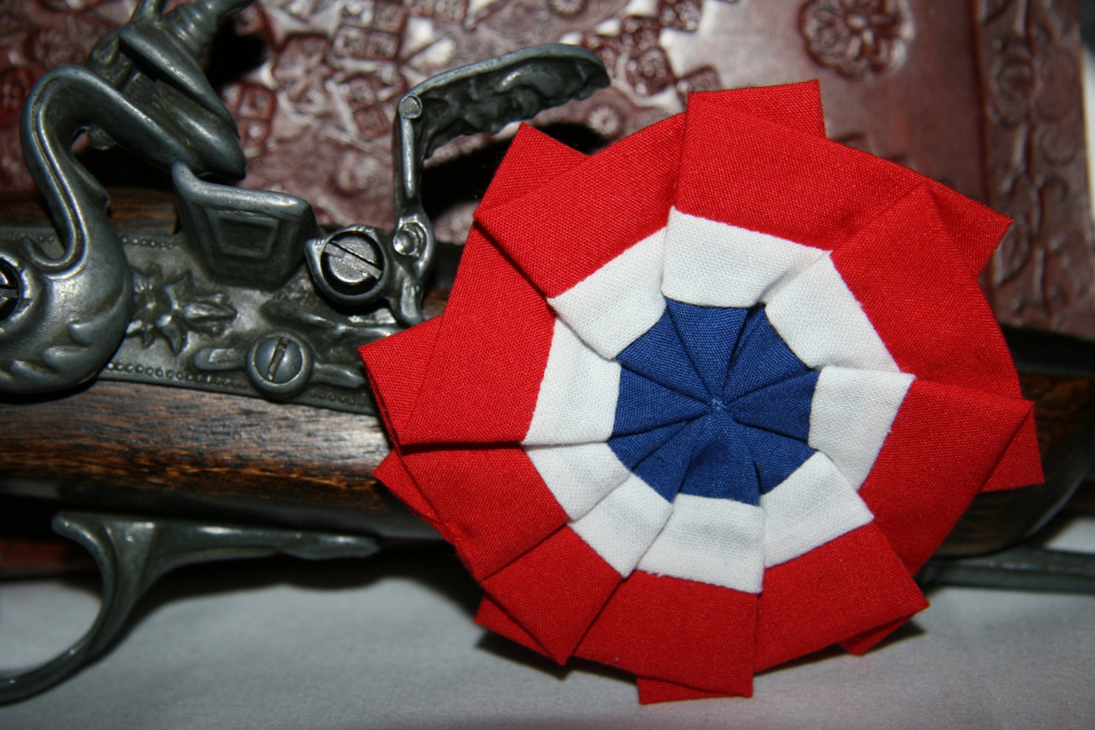Les Miserables Cockade Pin - Red, White, and Blue - Hair Clip ...