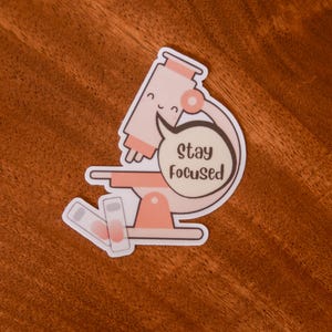 Hematology Lab Sticker: "stay Focused", MLS, MT, MLT - Etsy