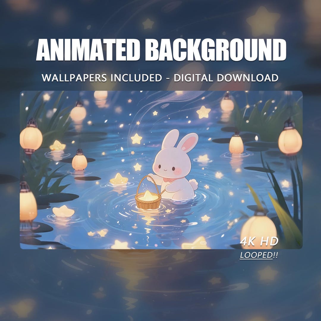 Animated Background, Enchanted Garden Dream - Cozy White Cottage & Blooming Flowers, Twitch ...