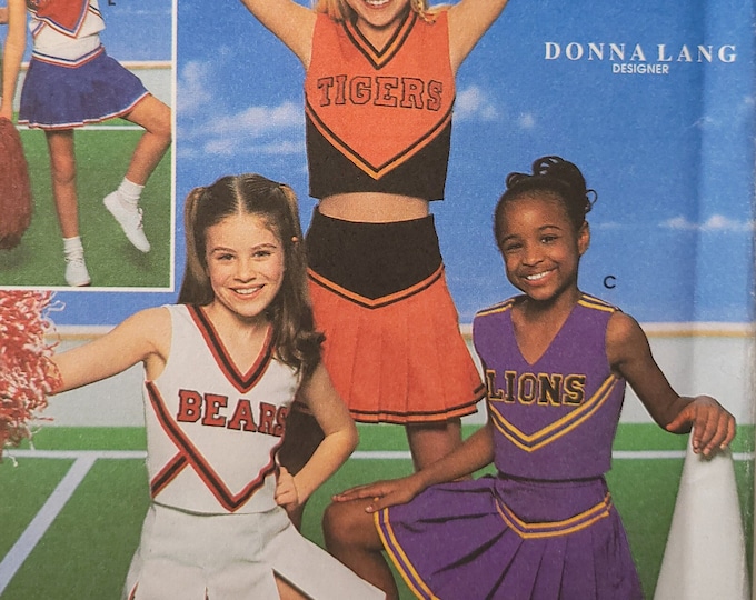 Cheerleading Costume Sewing Pattern for Kid, Tween, Teen Size 10 ...