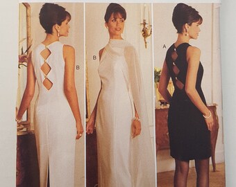 Open Back Dress Pattern - Etsy