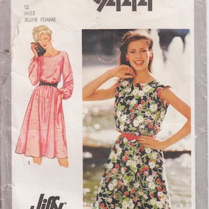 Sewing Pattern for Jiffy Dress ,- Vintage Dress Pattern - Dress With ...