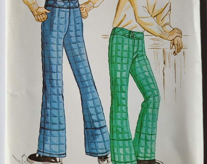 Ski Pattern - Vintage Sewing Pattern for Men's Quilted Ski and Warm-up ...