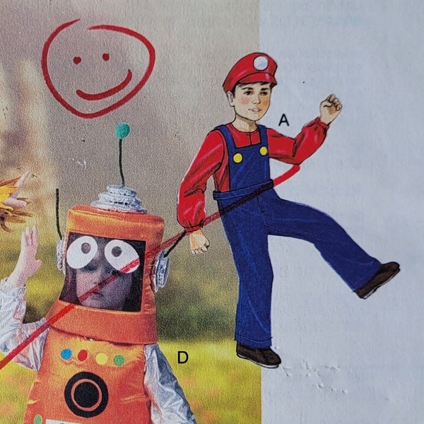 Mario Costume Sewing Pattern - Etsy