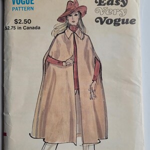 Cloak Pattern, Very Easy Sewing Pattern for Dramatic Women's Cape With ...