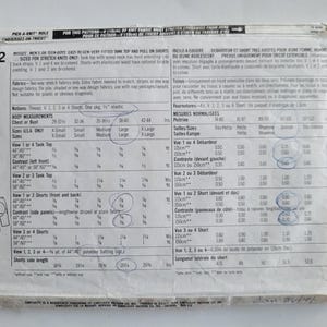 Vintage 80s Sewing Pattern for Easy Unisex Bicycle Shorts Optional ...