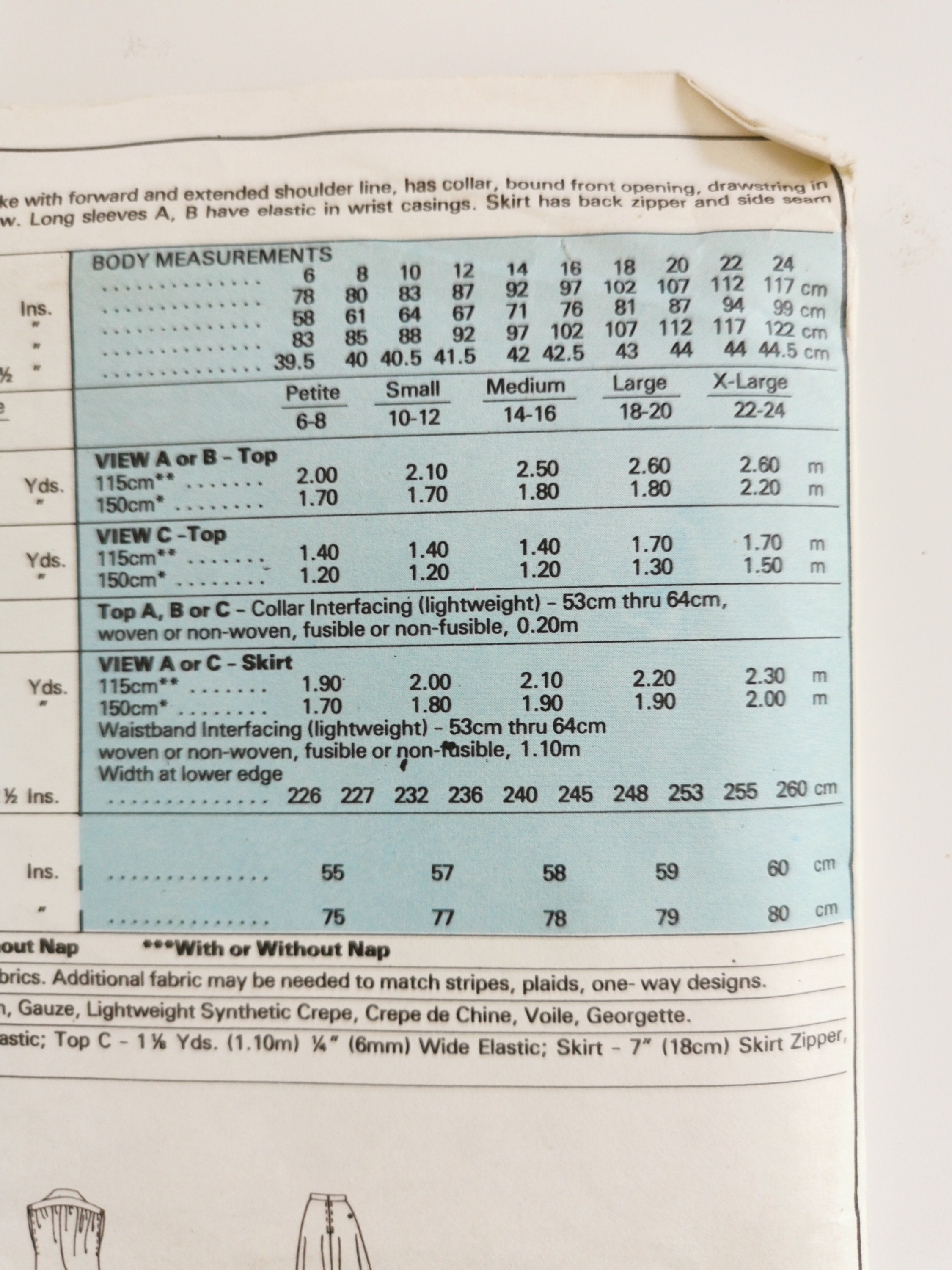 Two-piece Dress Pattern Bust 32.5/34 Sewing Pattern - Etsy Canada