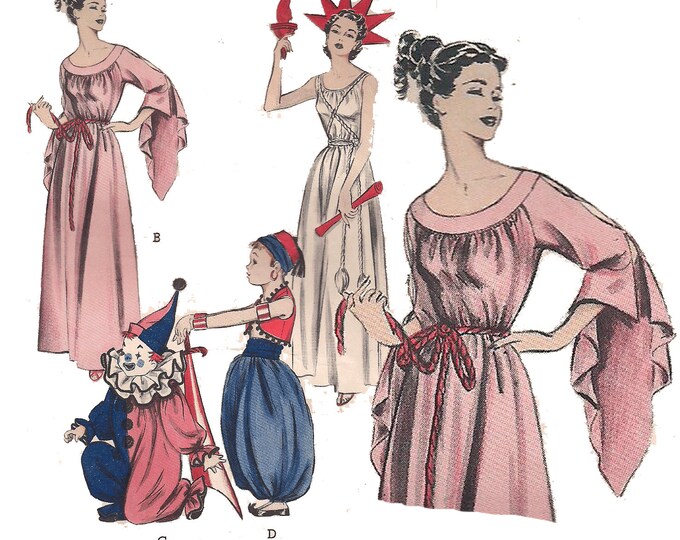 Aladdin Costume Pattern Statue of Liberty Greek Goddess Clown Persian ...