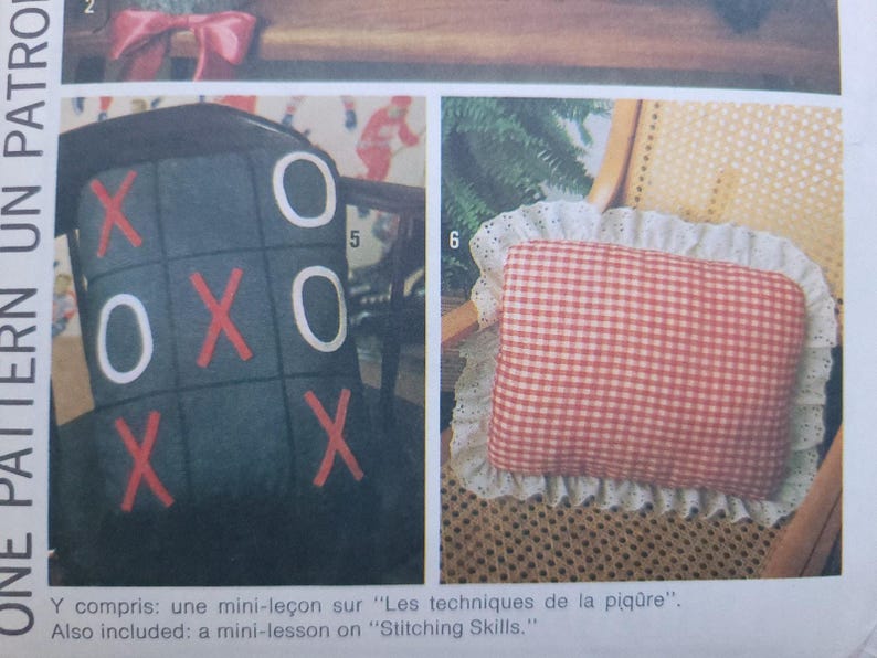 Simplicity 8138 Sewing Pattern for Pillows: Animals, Tic Tac Toe ...