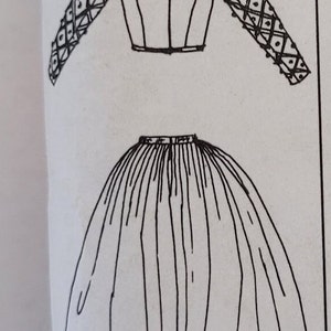 Historical Dress Costume Sewing Pattern Elizabethan With Farthingale ...