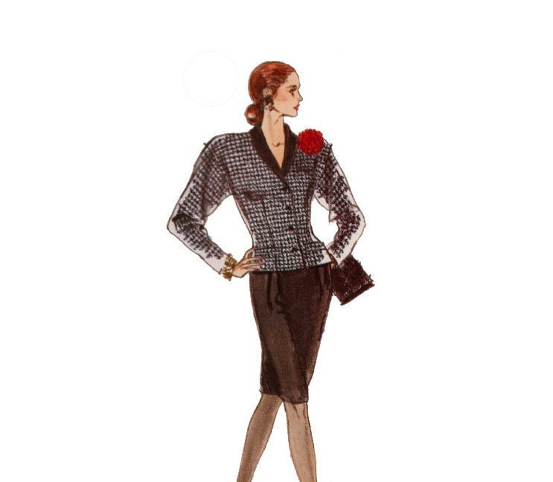 UNCUT Vogue Women's Suit Pattern - Sewing Pattern for Short Jacket ...