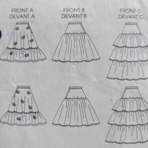 Petticoat Pattern Vintage Sewing Pattern for Flared Petticoat With ...
