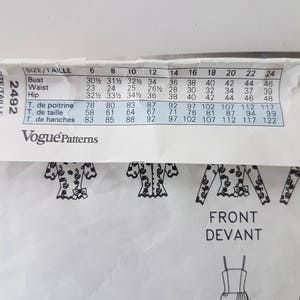 Vogue American Designer Sewing Pattern Dress W Tulip Skirt & Lace ...