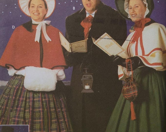 Simplicity 8910 Sewing Pattern for Adult Historical Christmas Carolers ...