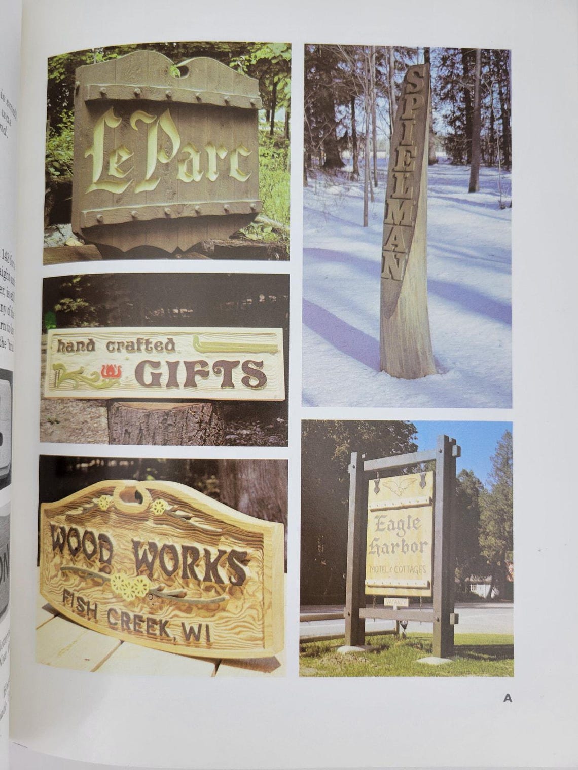 Book: Making Wood Signs by Patrick Speilman, Woodcarving, Hand-carved ...