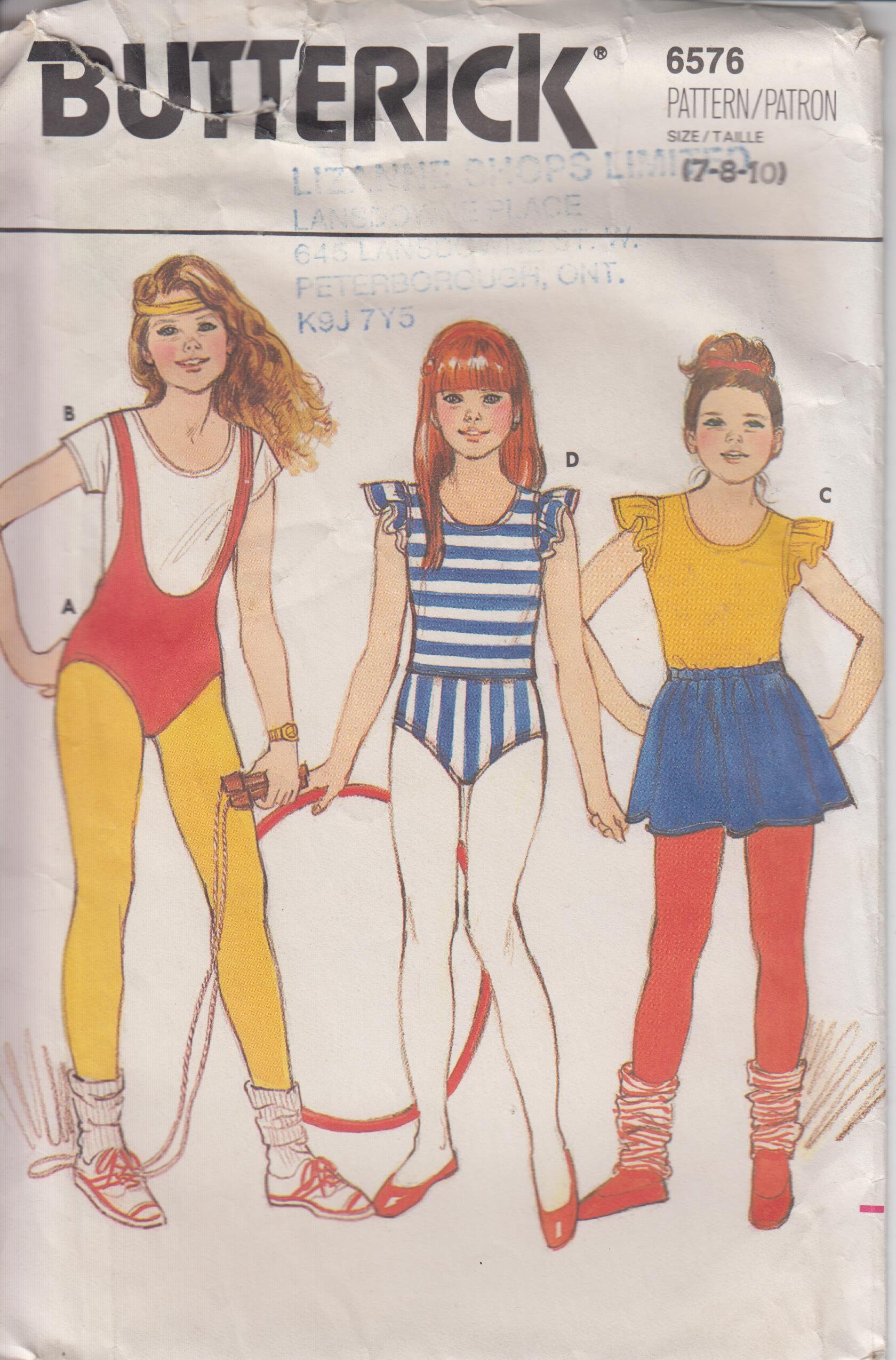 Sewing Pattern for Child's Bodysuit Tee Shirt Briefs and - Etsy