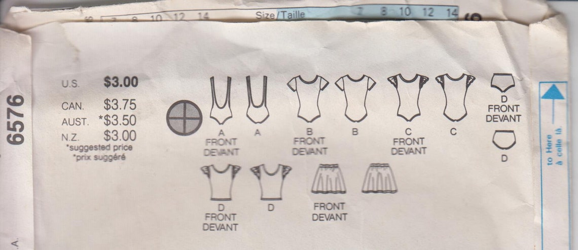 Sewing Pattern for Child's Bodysuit Tee Shirt Briefs and - Etsy