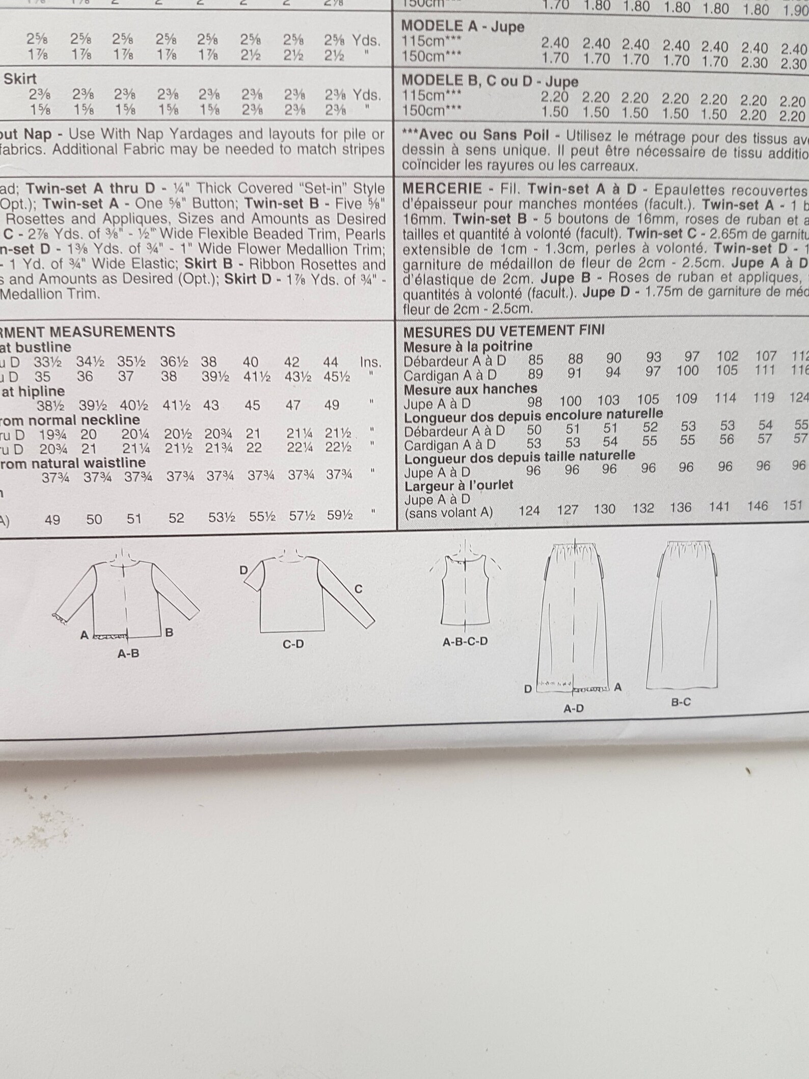 Easy Beginner Sewing Pattern for Twin Set Tank Top & Cardigan - Etsy