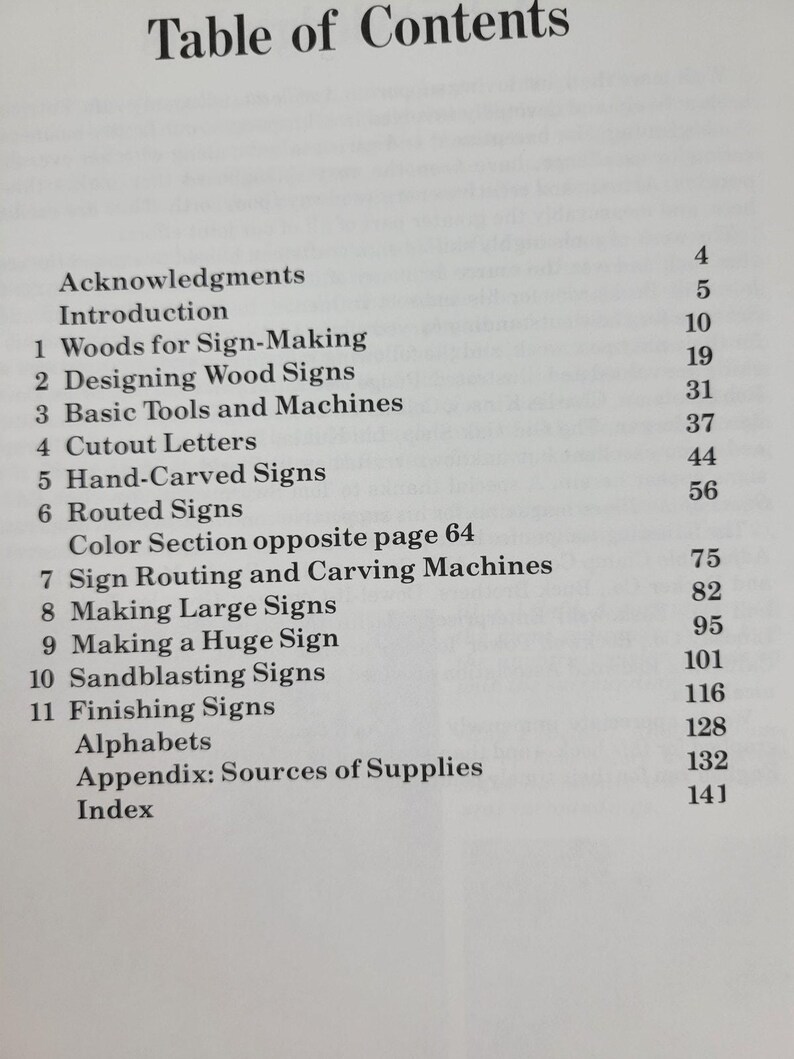 Book: Making Wood Signs by Patrick Speilman, Woodcarving, Hand-carved ...